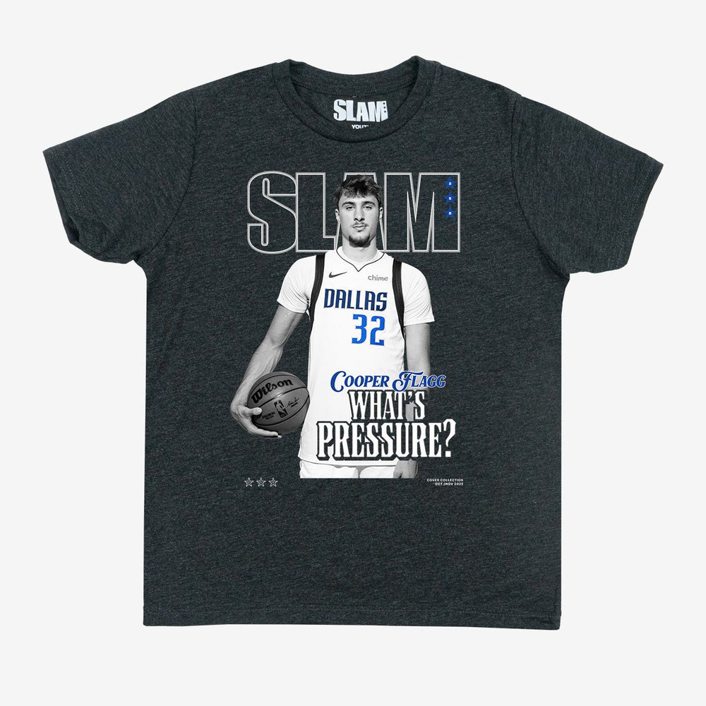 SLAM Youth Cover Tee - Cooper Flagg (SLAM 258) (Black and White Editio