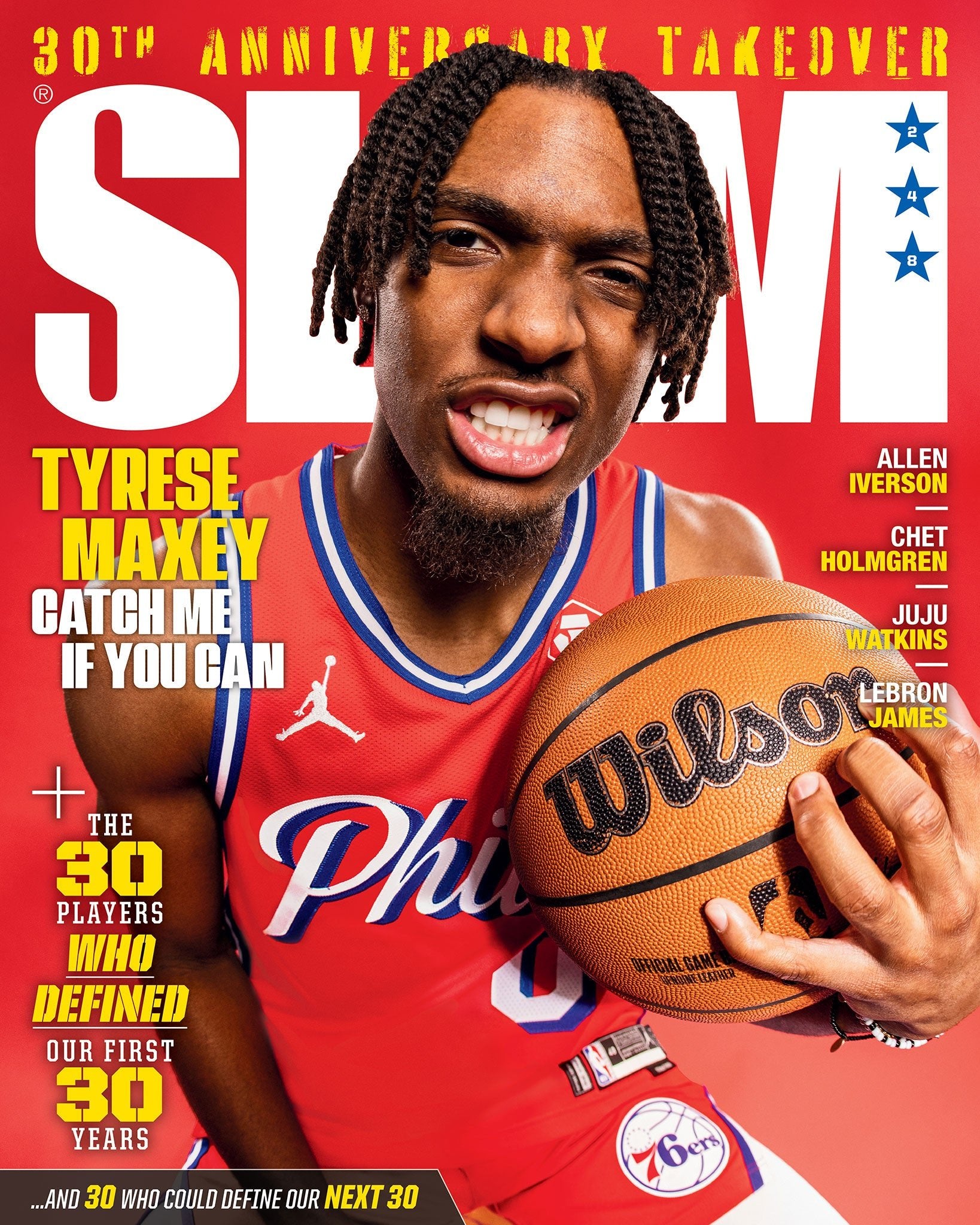SLAM 248 Tyrese Maxey Cover 2 Of 4 SLAM 248 Tyrese Maxey Cover 2 Of 4